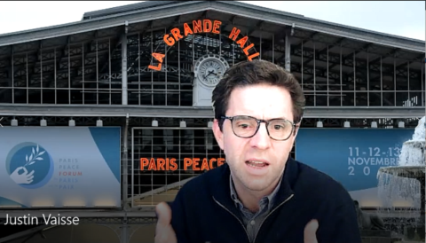 Justin Vaïsse : "L’édition 2020 du Forum de Paris sur la Paix a permis ...